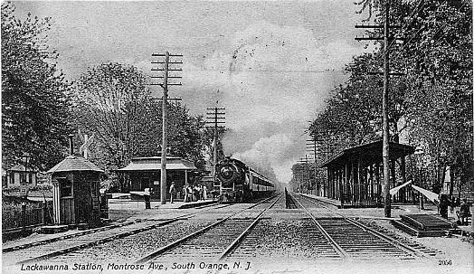 Lackawanna RR elevation in the Oranges: South Orange Before RR Elevation