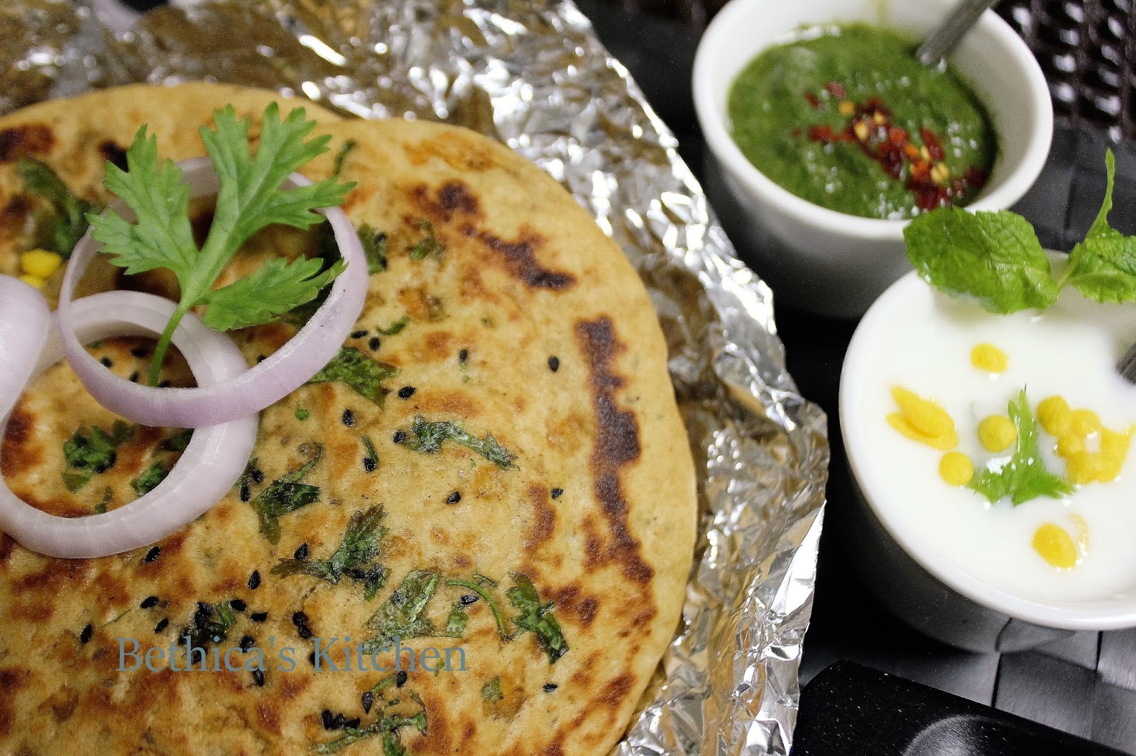 Bethica's Kitchen Flavours: Stuffed Keema Kulcha (Soft Leavened Stuffed ...