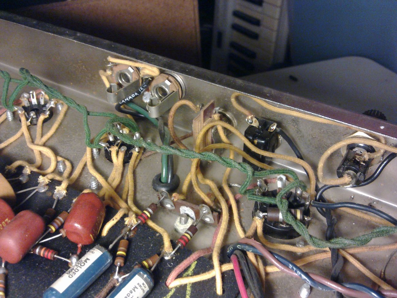 Paul P's Amps: AB165 Bassman Refurbishment & Modification