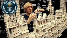 Wow, the best : WOW - Largest Card Stacking Structure -World Records ...