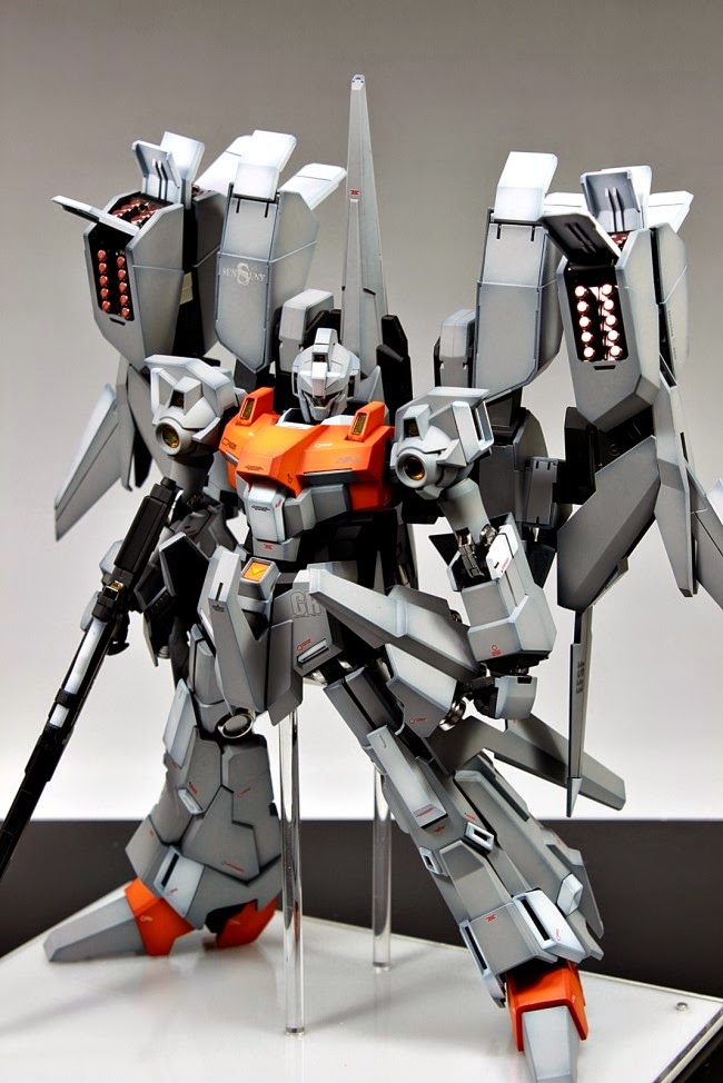 MG 1/100 ReZEL Type C Defenser a + b unit General Revil Painted Build