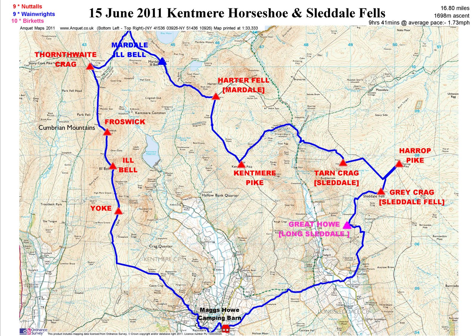 Peak Bagging and Long Distance Walking in the UK and Spain: Kentmere ...