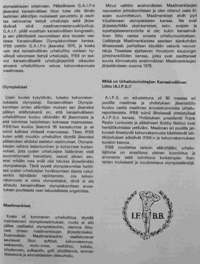 Jorma Raty - The Best Back In The World: | 1976