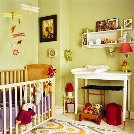 Dormitorios de bebé en color verde - Colores en Casa