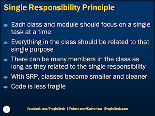 Sql server, .net and c# video tutorial: Single Responsibility Principle ...