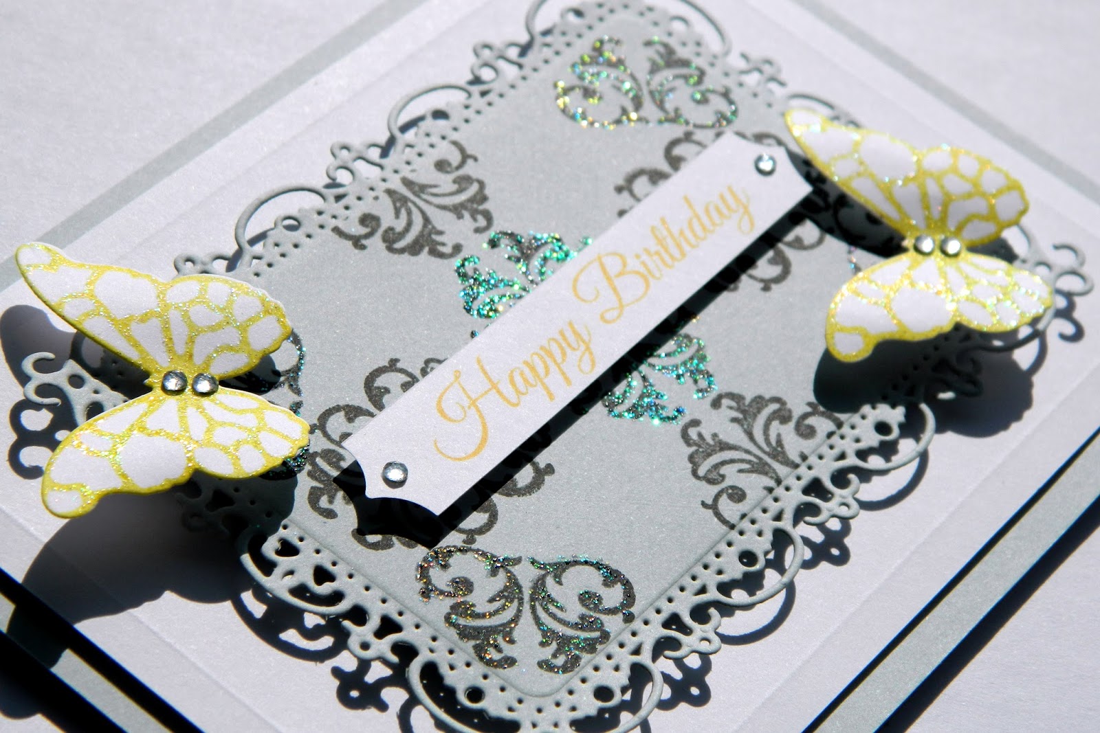 Felicitare Handmade - Fluturi