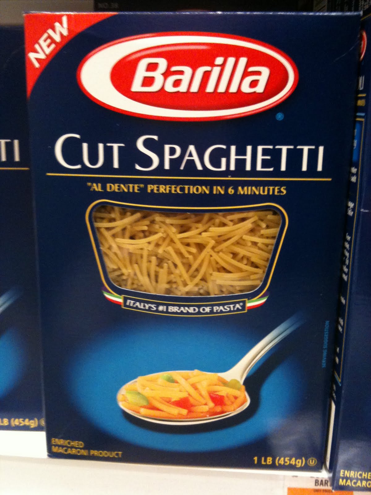 Cut Spaghetti: Cut Spaghetti - A real time saver!