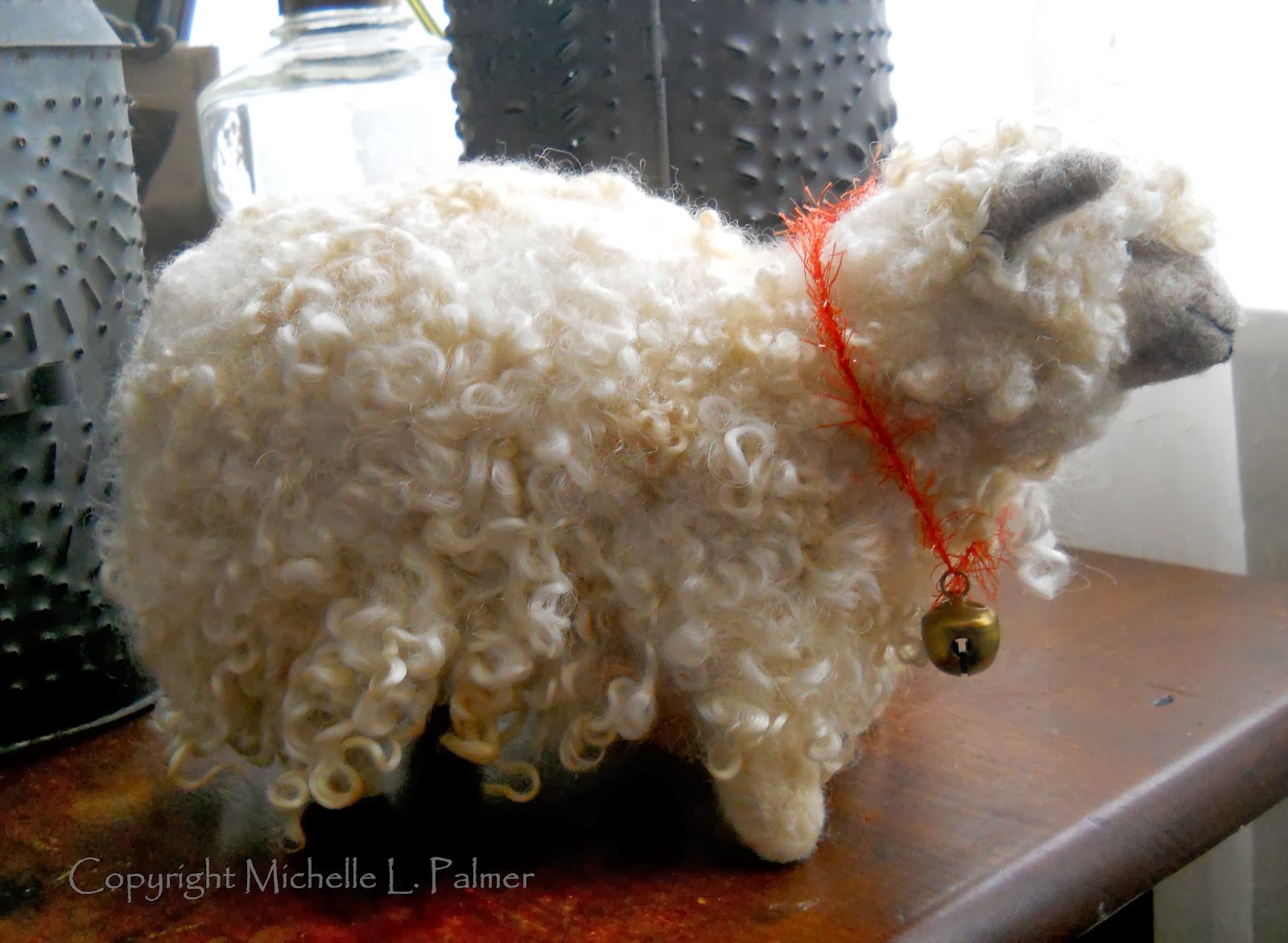 Michelle Palmer: Needle felted sheep...