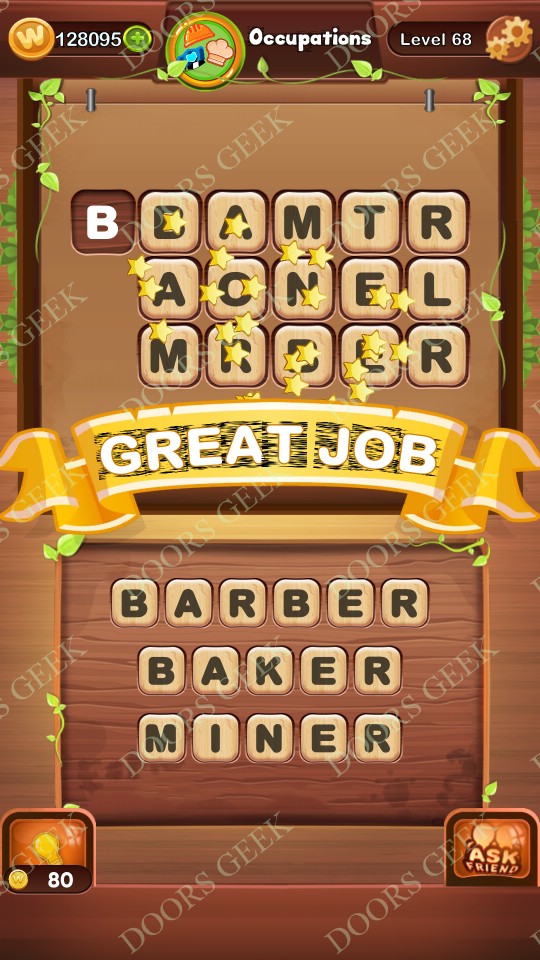Word Bright Level 68 Answers ~ Doors Geek