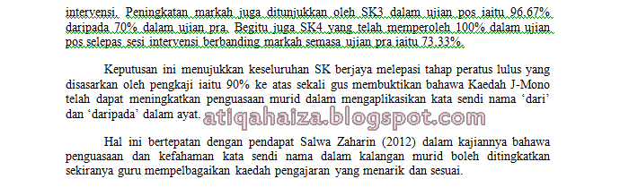 Contoh Cara Penulisan Prosiding dalam Kajian Tindakan | Atiqah Aiza