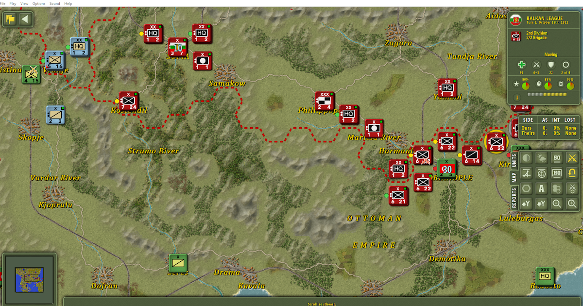 Cry Havoc!: TOAW IV and the First Balkan War