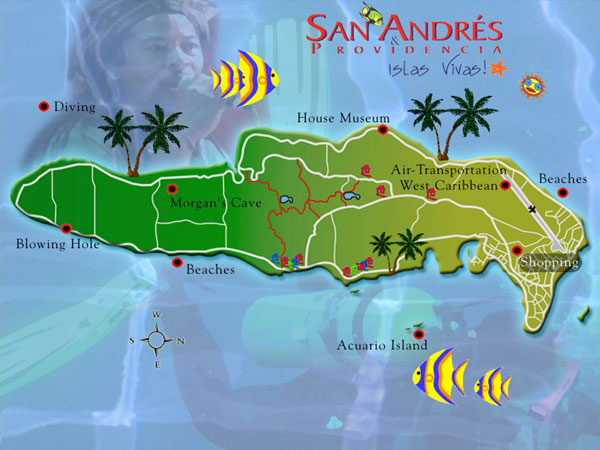 sitio turistico colombiano: SAN ANDRES ISLAS