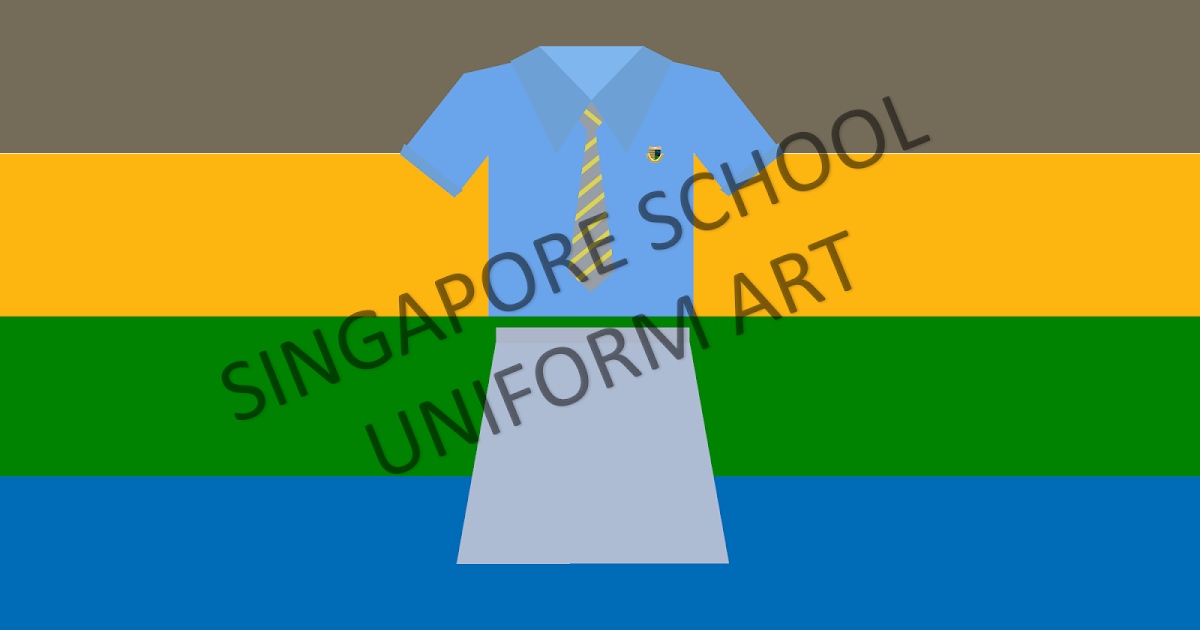 Cedar Girls' Secondary School - Singapore School Uniform Art