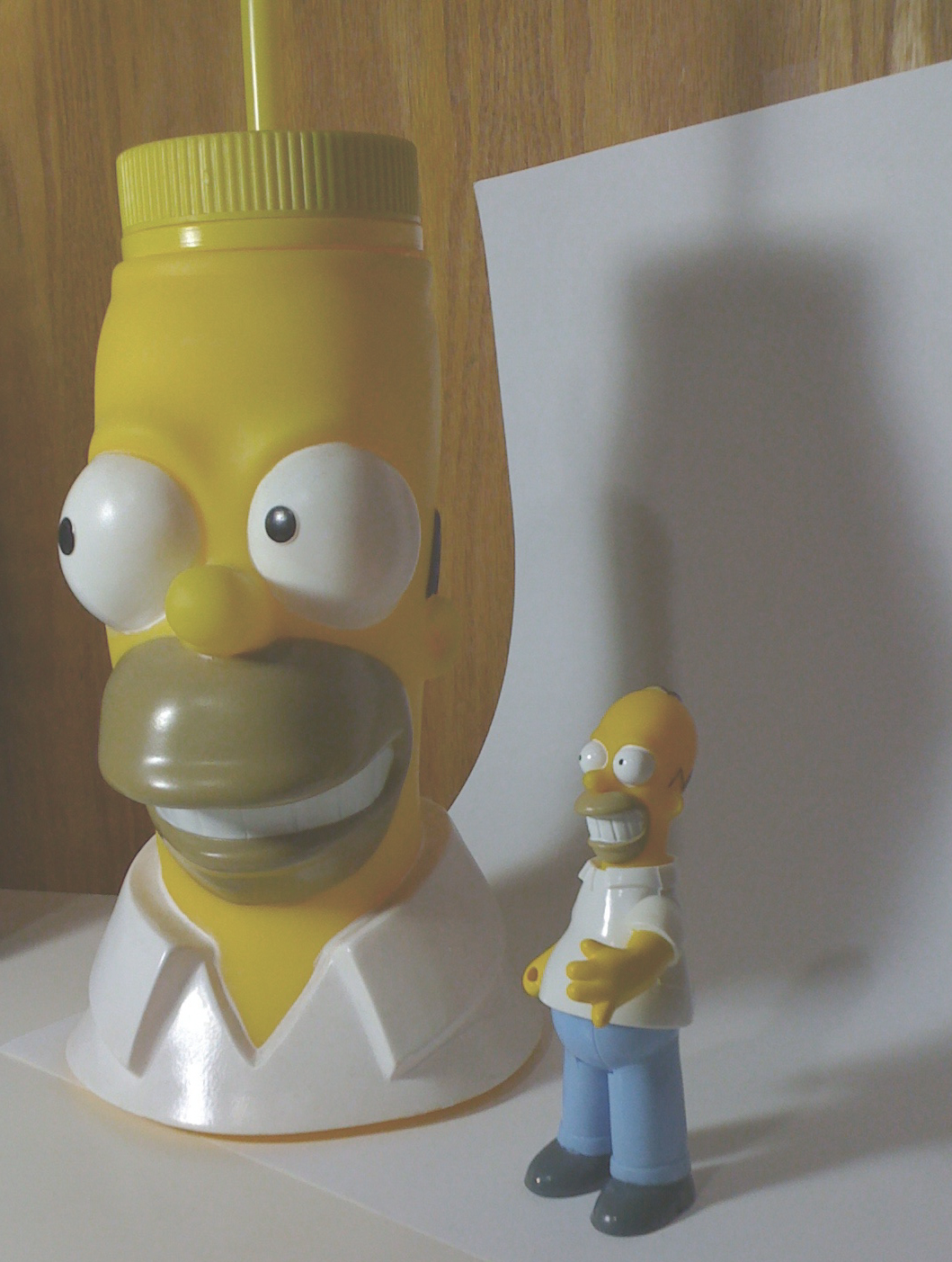 Toy Box: 1990 Homer Simpson Action figure/Homer Head Cup $35.00 #227