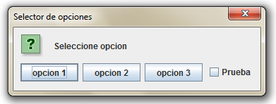 CoDejaVu: Ejemplo JOptionPane