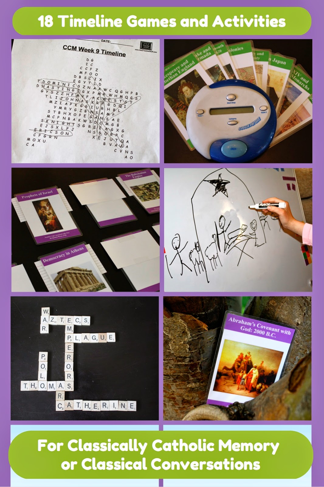 18 Timeline Games and Activities for Classically Catholic Memory or ...