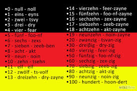 German A1 Numbers (Die Zahl)