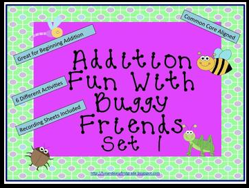 Fun and Easy First Grade Ideas!: Addition Fun With Buggy Friends