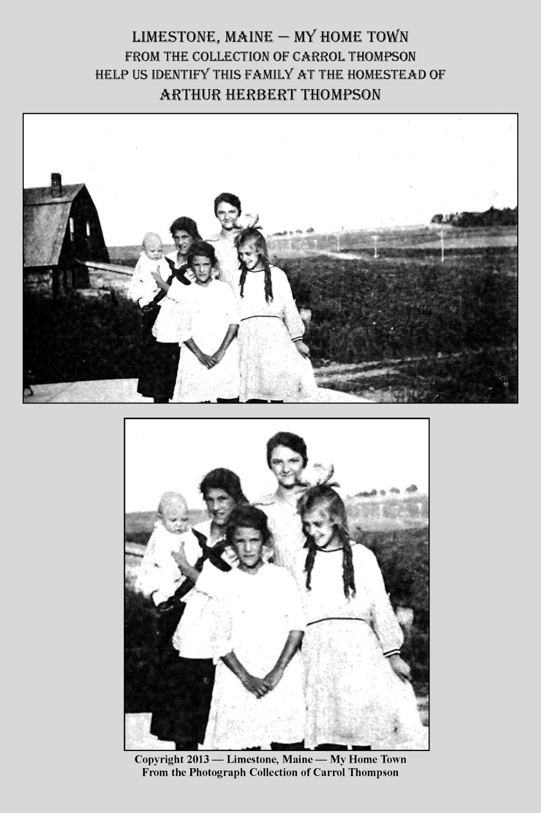 Limestone, Maine -- My Home Town: Help Us Identify This Family in a ...