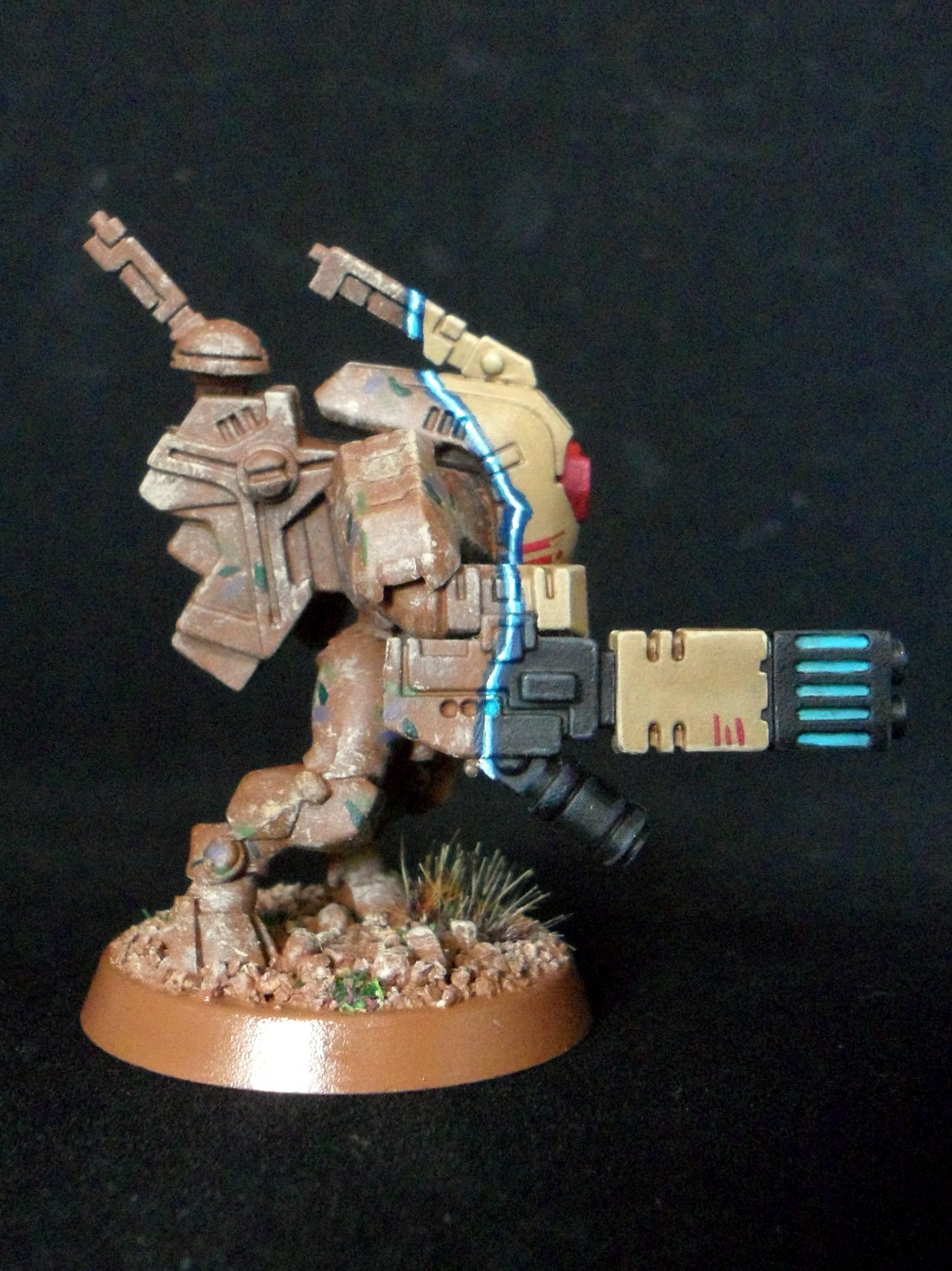 WeeMen: T'au Empire - XV25 Stealth Squad finally finished!