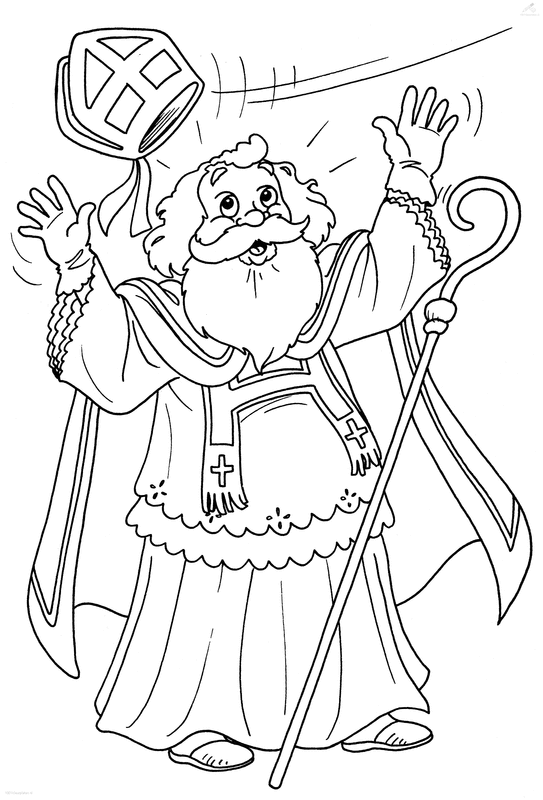 Jocuri pentru copii mari şi mici: Fise si planse de colorat cu Mos Nicolae