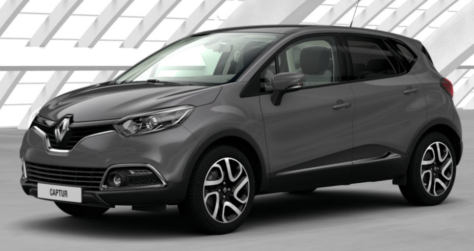 Renault Captur 1 (2013 à 2017) - Couleurs, code couleur