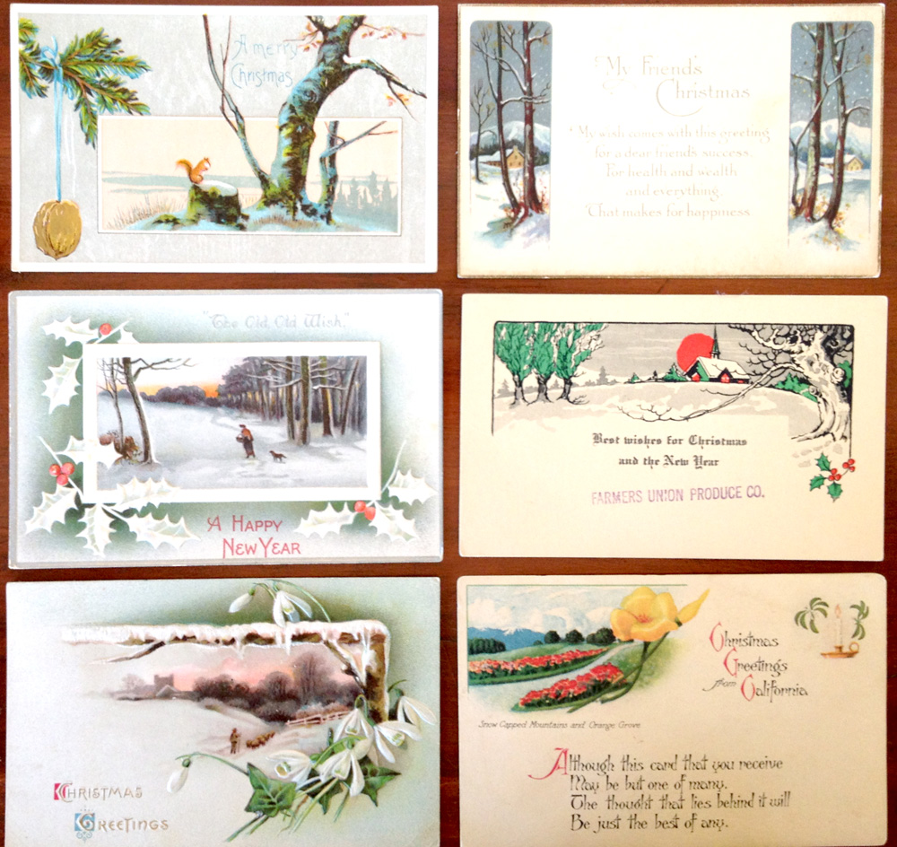 The Copycat Collector: COLLECTION #114: Vintage Winter Scene Christmas ...