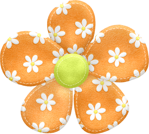 Flowers and Buttons of the Spring Easter Clip Art. - Oh My Fiesta! in ...