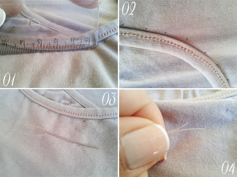 Diary Of Fashion: Tutorial: Customizar Regata com aplicação de pérolas