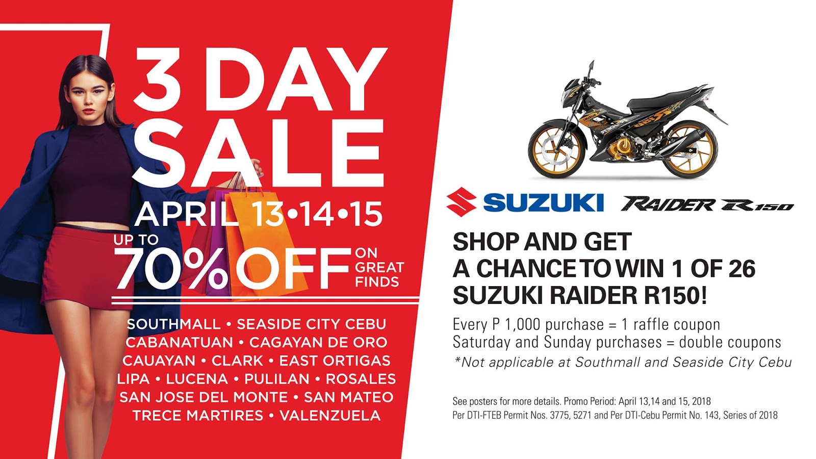 Manila Shopper: SM Malls 3-day SALE: Apr 13-15 2018