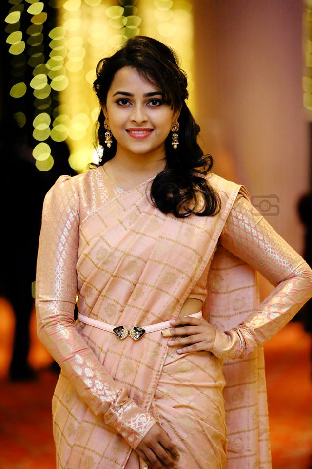 Sri Divya In Silk Saree