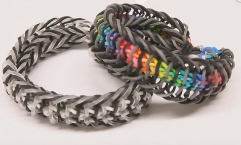 How to make a Inverse Cage rainbow loom bracelet ~ Loom Video