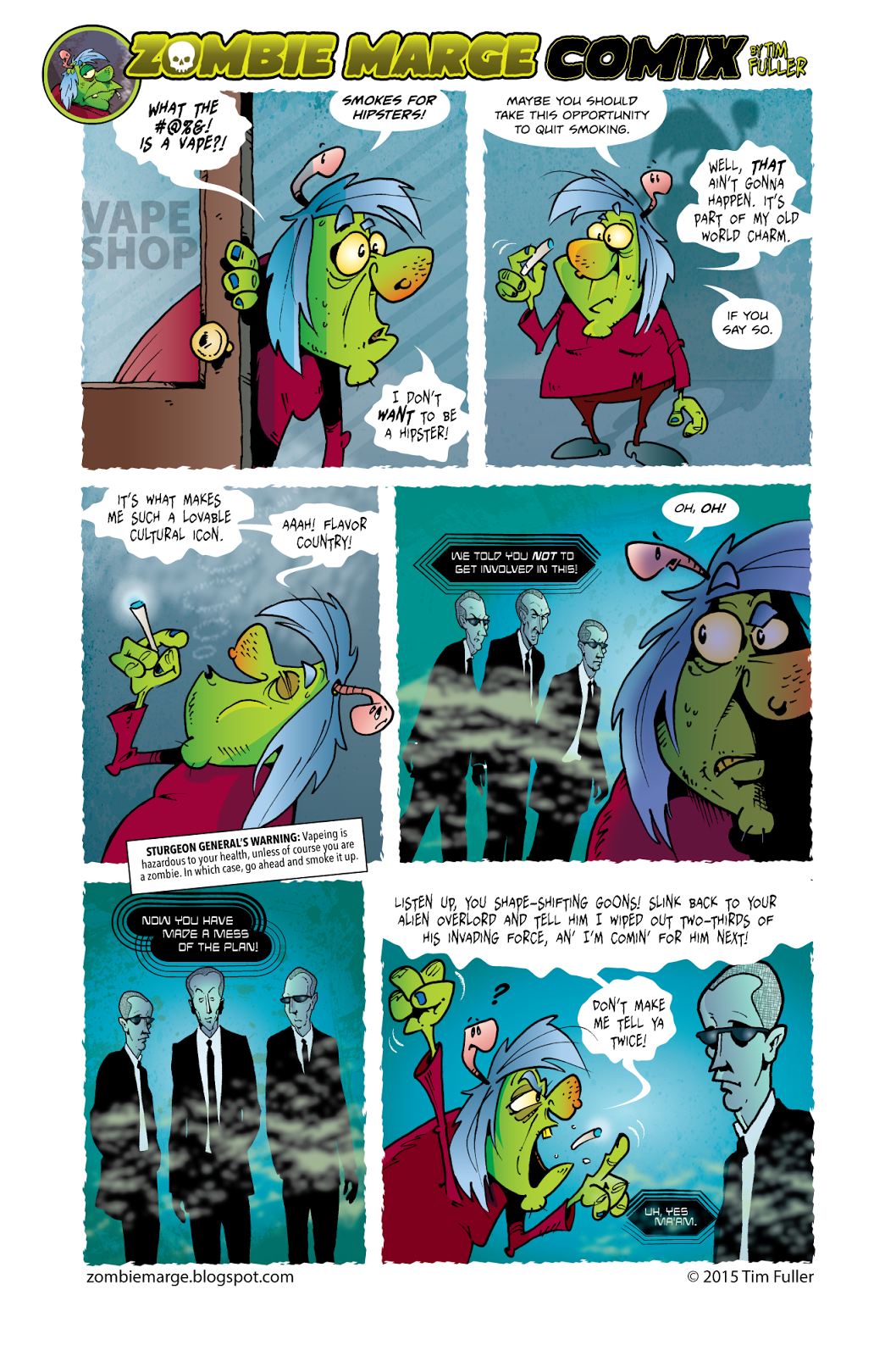 The Zombie Marge Comix Blog: 2015