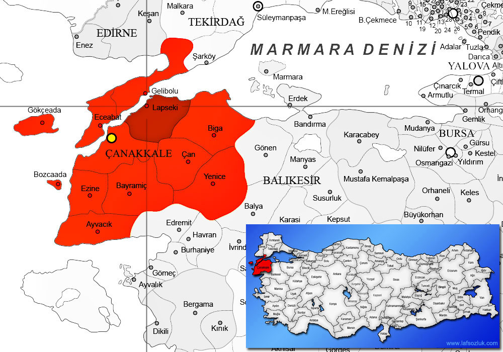 Lapseki nerededir nereye bağlıdır? Lapseki hangi ilin ilçesidir? - Laf ...