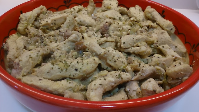 Fácil y Sano : Pollo con Apio , Naranja y Mostaza en wok