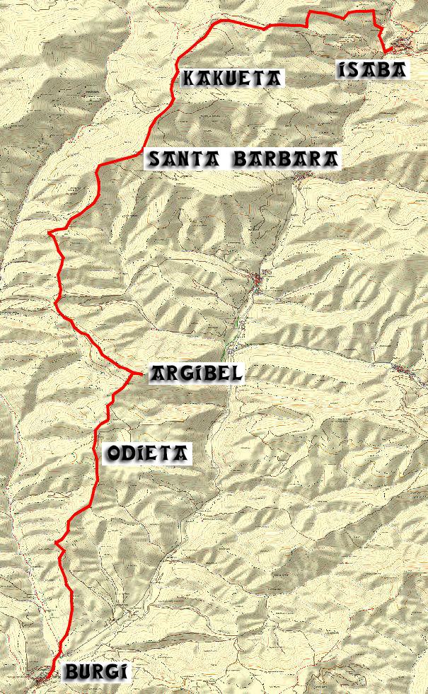 Euskal Herria Oinez: Tramo 4 zatia MAULE - IRUÑEA (Isaba - Burgi)