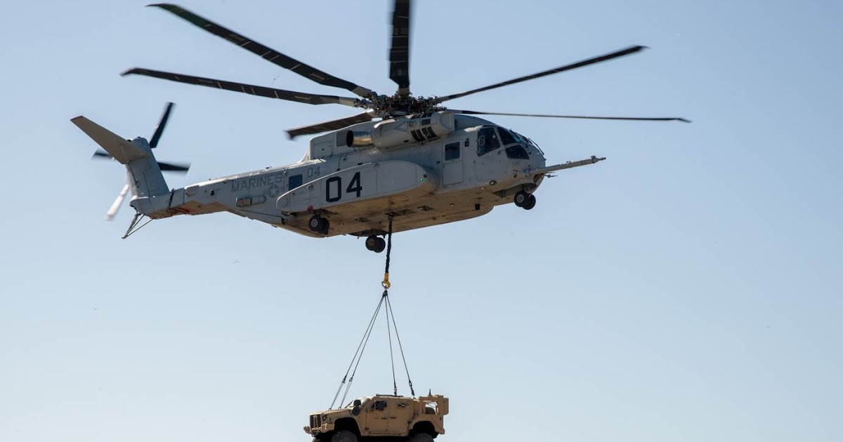 SNAFU!: CH-53K slingloads JLTV~!