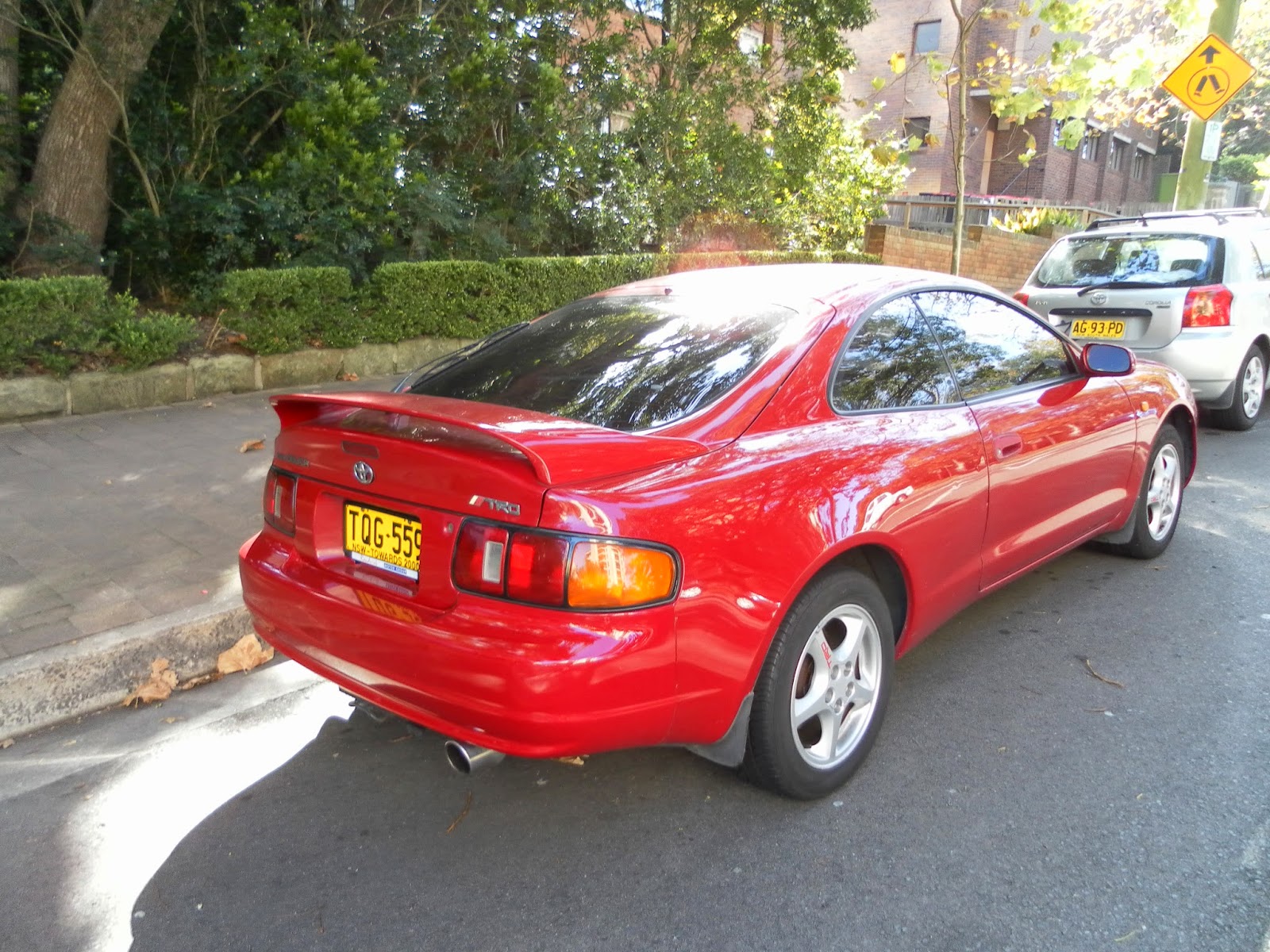 Aussie Old Parked Cars: 1995 Toyota Celica TRD Liftback (ST204)