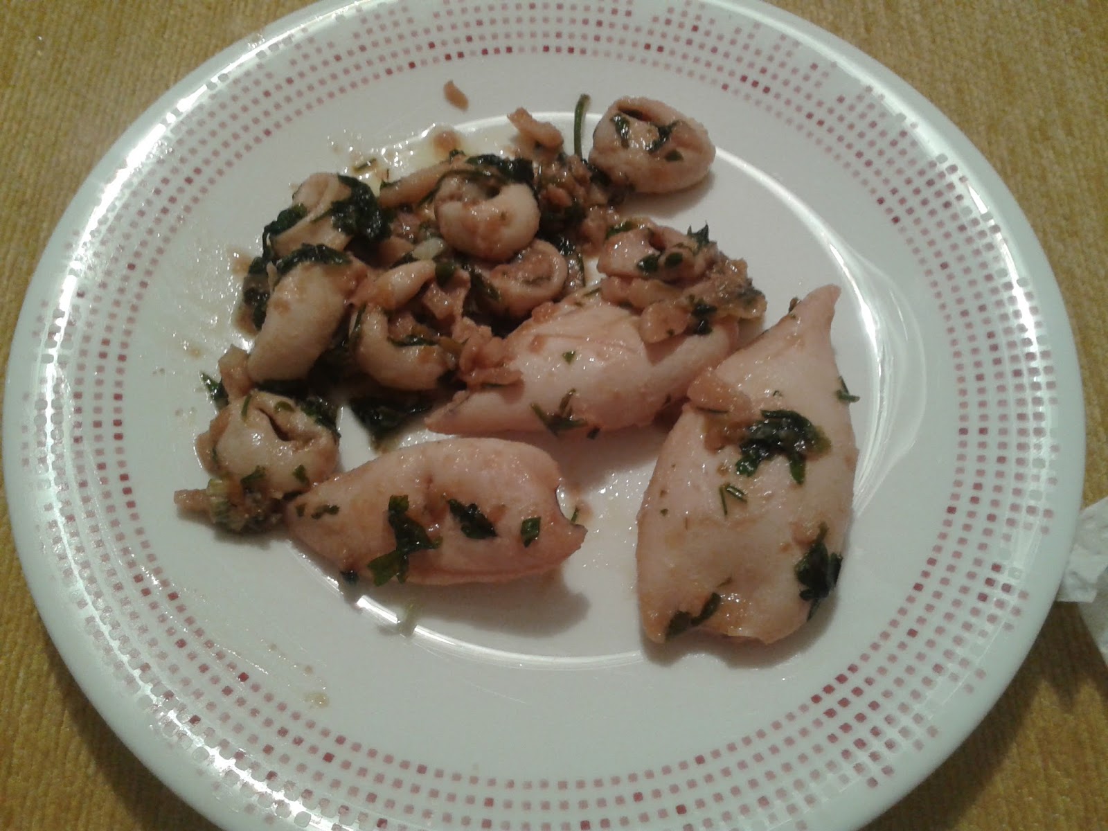 RECETAS CASERAS VIRTUALES: Chopitos a la plancha con aliño