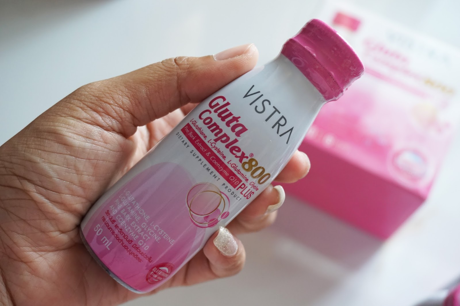 [ Review ] :: VISTRA Drink Marine Collagen TriPeptide & VISTRA Gluta ...