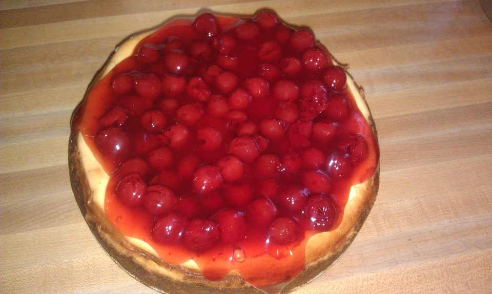 Tippy Toes Crafts & Food: Homemade Cherry Cheesecake with Graham ...