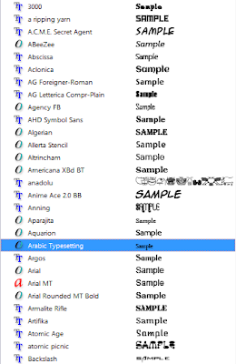 Download Macam Macam Font - RCG Tech