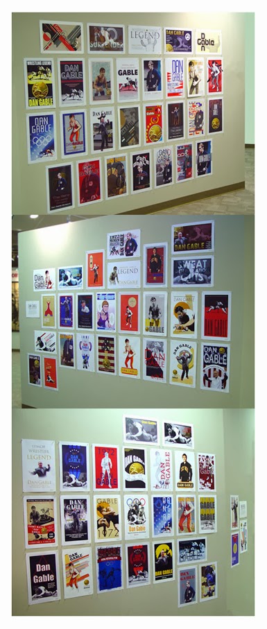 The Poetry of Sight: Dan Gable Graphics | UNI Poster Exhibit