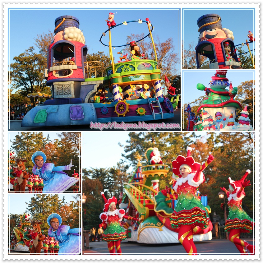 Around The World: Parade cartoon character