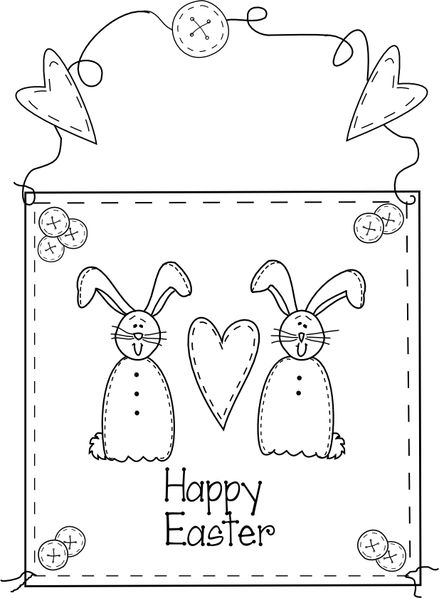 Beyond the Fringe Crafts: Prim Easter Digital Stamp Freebies