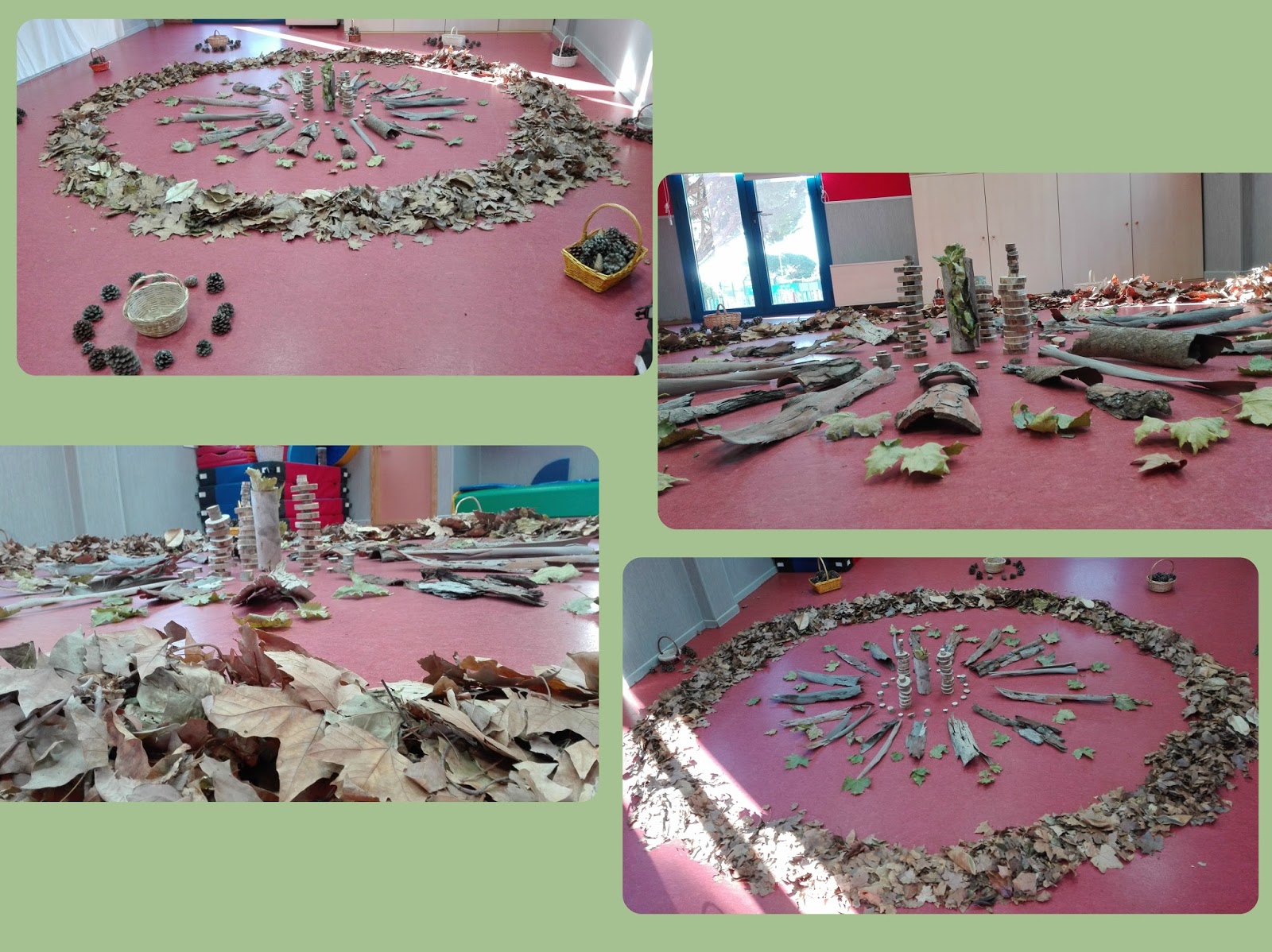 E.I. La Algaida: INSTALACIÓN ARTÍSTICA OTOÑO