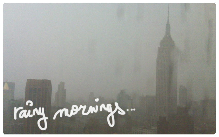 I KNOW WHAT YOU WORE LAST SEASON: Rainy Saturday Morning..