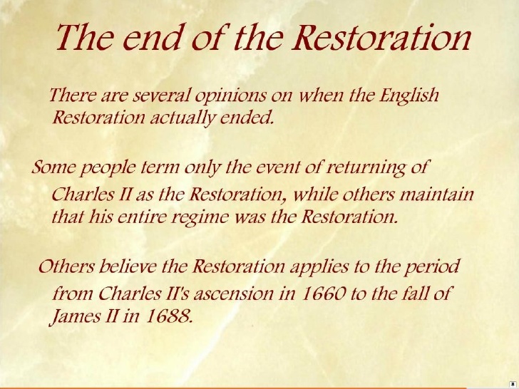 Restoration Period