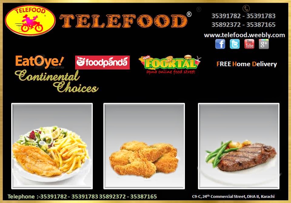 Fast food home delivery! Karachi