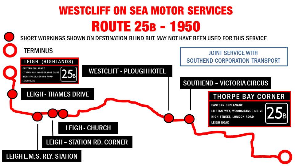 Old Bus Services Route Maps: SOUTHEND ON SEA ESSEX UK CORPORATION BUS ...